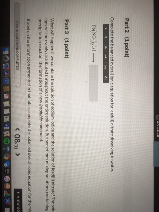 Solved 08 Question (3 points) Many ionic compounds are water | Chegg.com