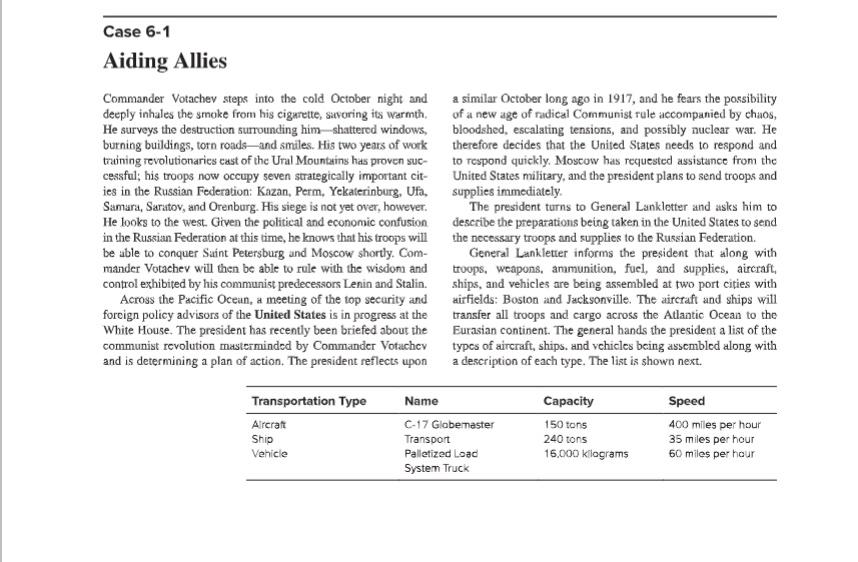 Solved Commander Votachev steps into the cold October night | Chegg.com