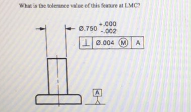 Solved What is the tolerance value of this hole feature at | Chegg.com