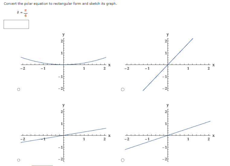 Solved Convert the polar equation to rectangular form and | Chegg.com