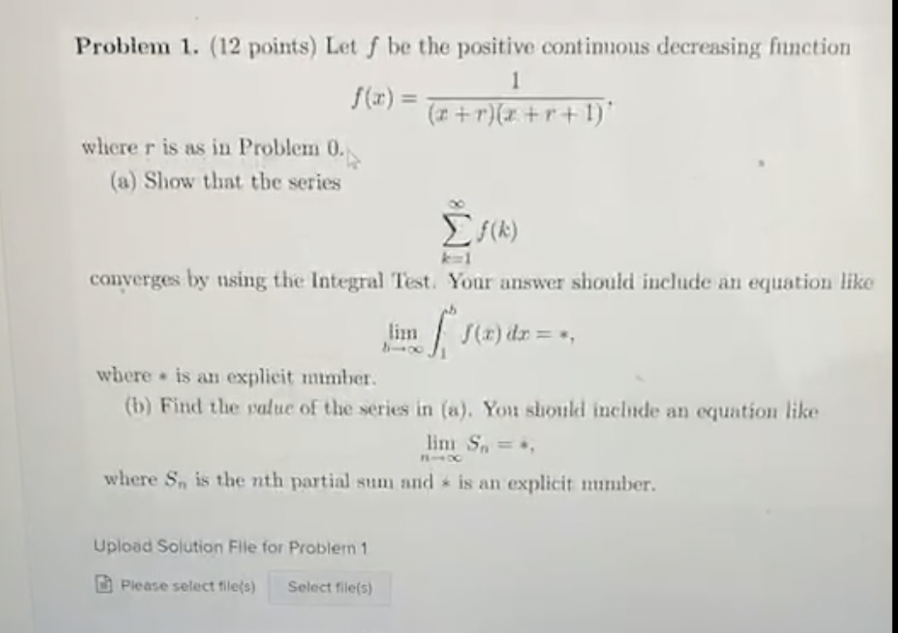 Solved Problem 1. (12 points) Let S be the positive | Chegg.com