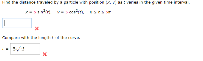 Solved Find the exact length of the curve described by the | Chegg.com