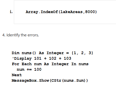 Visual Basic Please do following in Microsoft Visual | Chegg.com