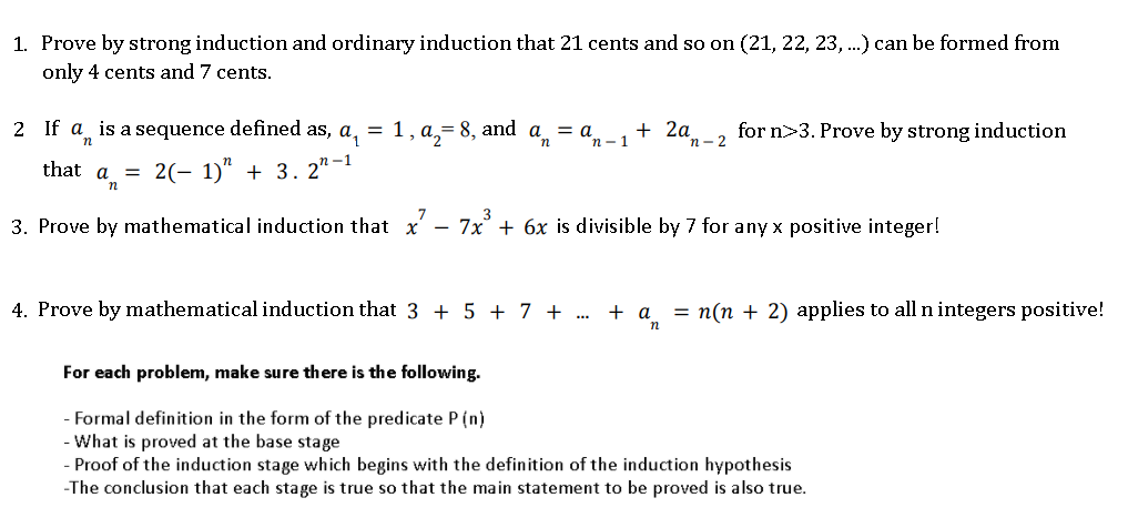 Solved Solve the following discrete math problems, related | Chegg.com