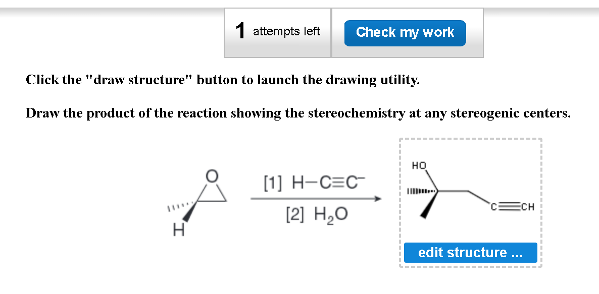 Solved Click The Draw Structure Button To Launch The 