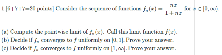 Solved пх 1 67720 Points Consider The Sequence Of 