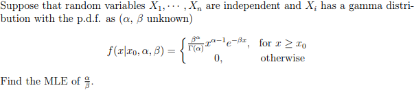 Solved Suppose that random variables X1, · · · , Xn are | Chegg.com