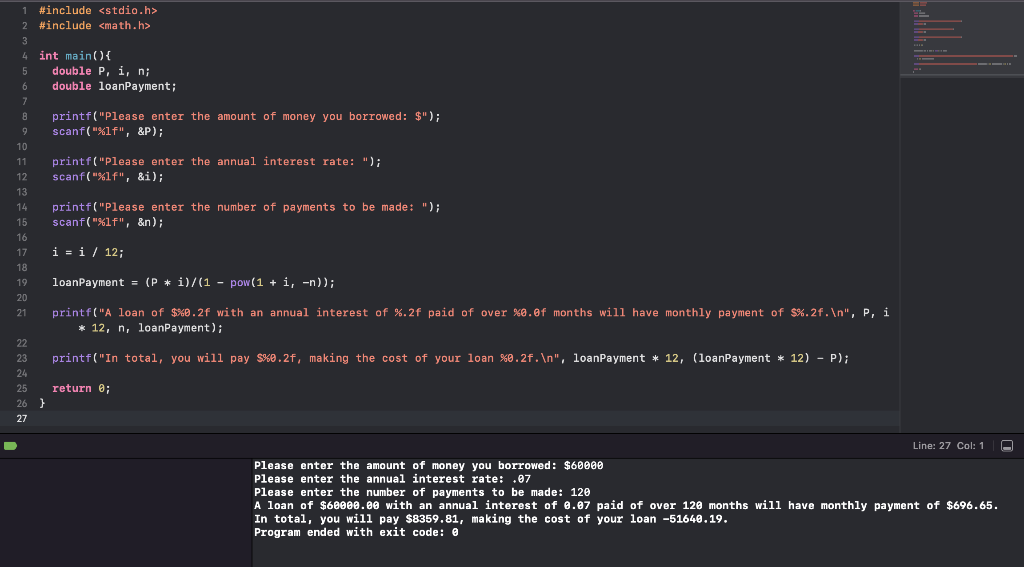Solved I Need Help Figuring Out The Bug In My Program It Chegg