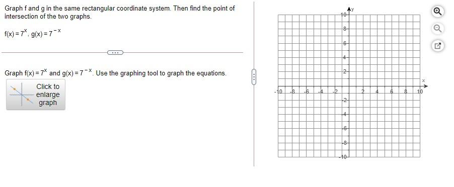 Solved MY 10- Graph fand g in the same rectangular | Chegg.com