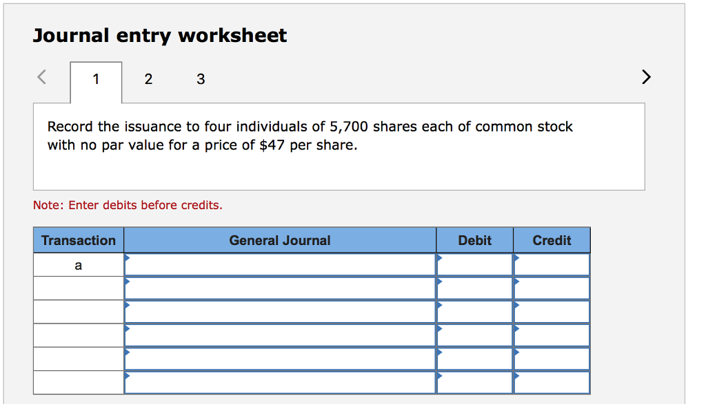 Accounting Journal Entries Common Stock