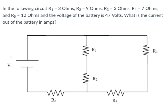 Solved In the following circuit R1-3 Ohms, R2-9 Ohms, R3 3 | Chegg.com