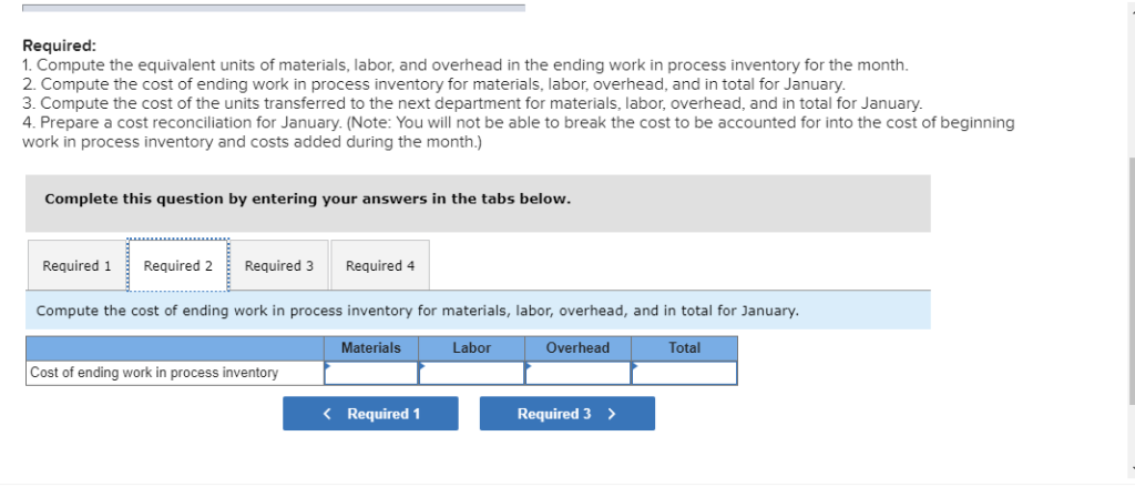 Solved Exercise 5-12 Equivalent Units; Assigning Costs; Cost | Chegg.com