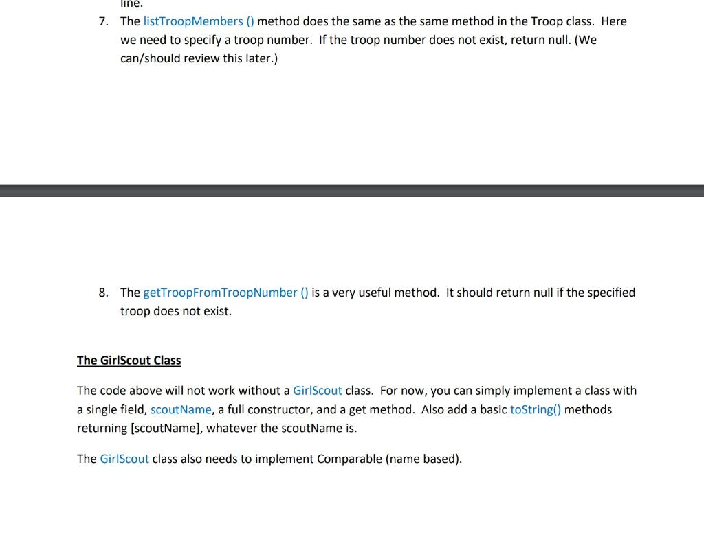 Solved Need help coding with the troops class and | Chegg.com