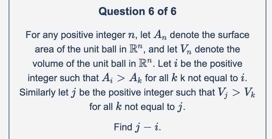 Solved For any positive integer n, let An denote the surface | Chegg.com