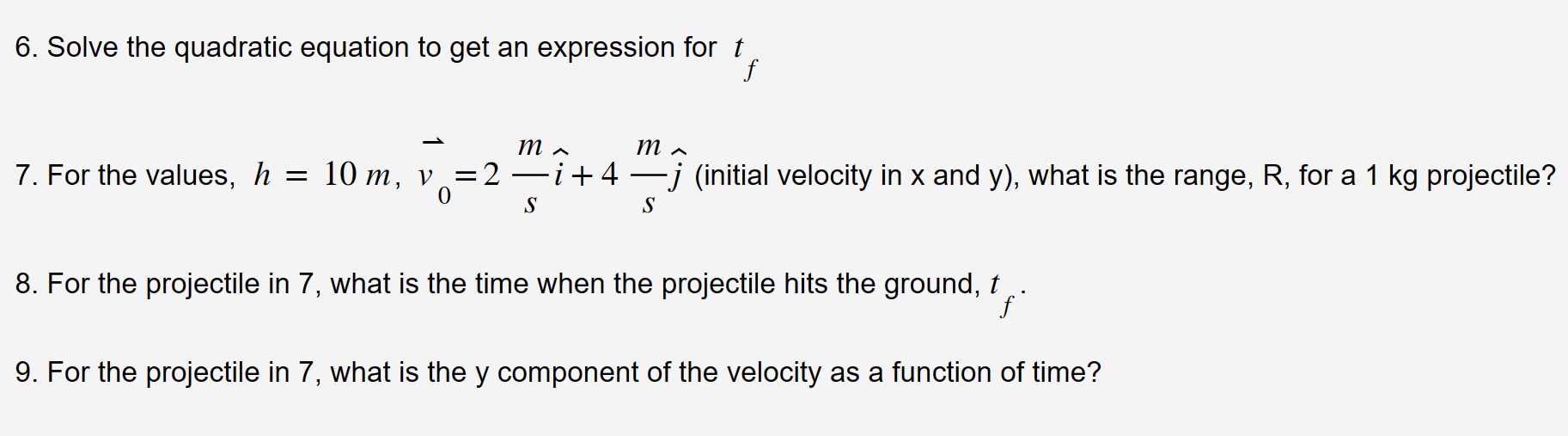 Solved 6. Solve the quadratic equation to get an expression | Chegg.com