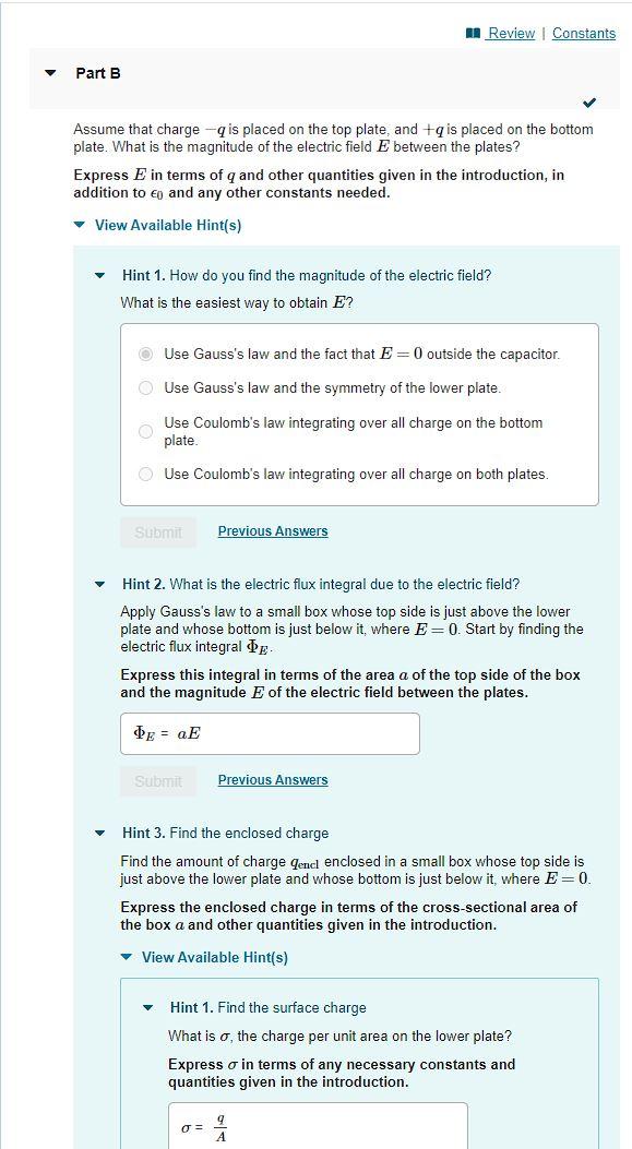 Solved I need each question with their hints explained like | Chegg.com
