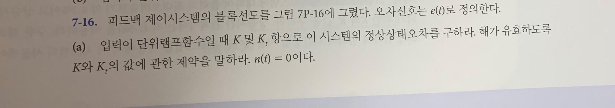 Solved 7-16. A block-line diagram of the feedback control | Chegg.com