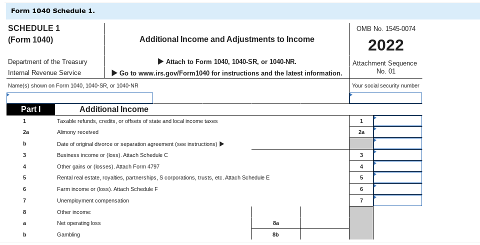 Solved Form 1040 Page 1 and 2.Required information [The | Chegg.com