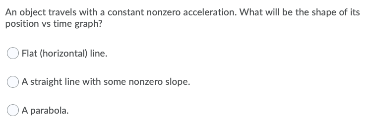 Solved An Object Travels With A Constant Nonzero