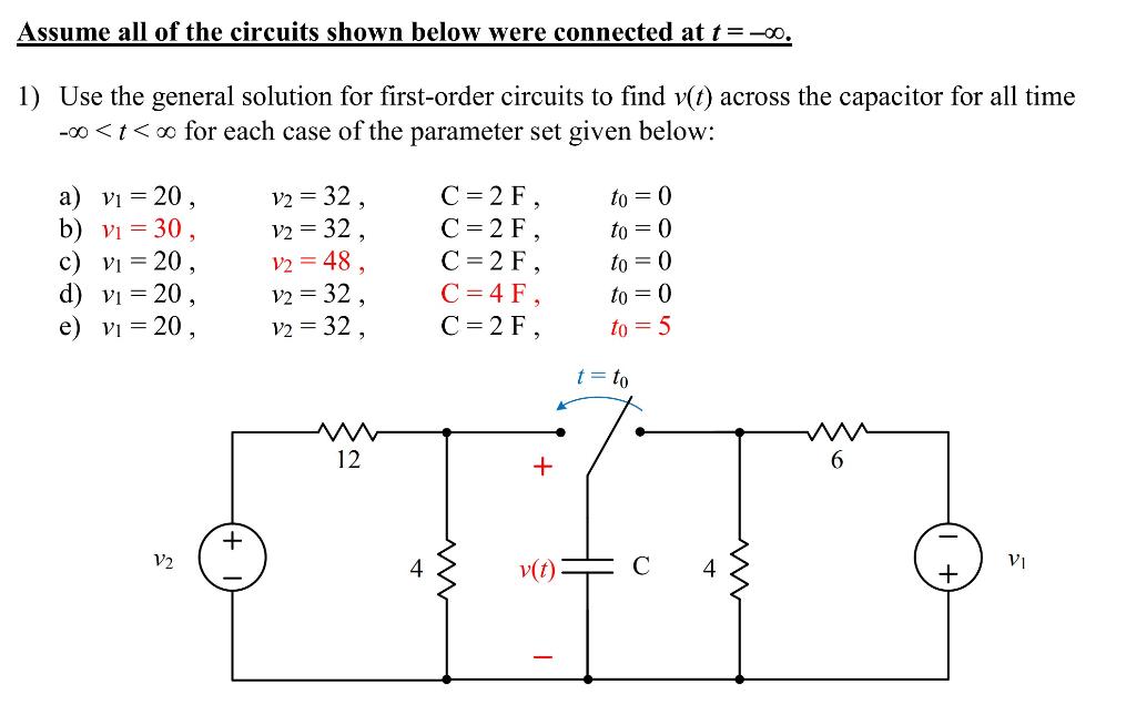 Solved Assume all of the circuits shown below were connected | Chegg.com