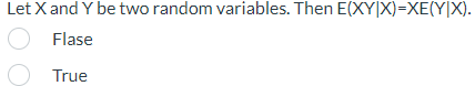 Solved Let X and Y be two random variables. Then | Chegg.com