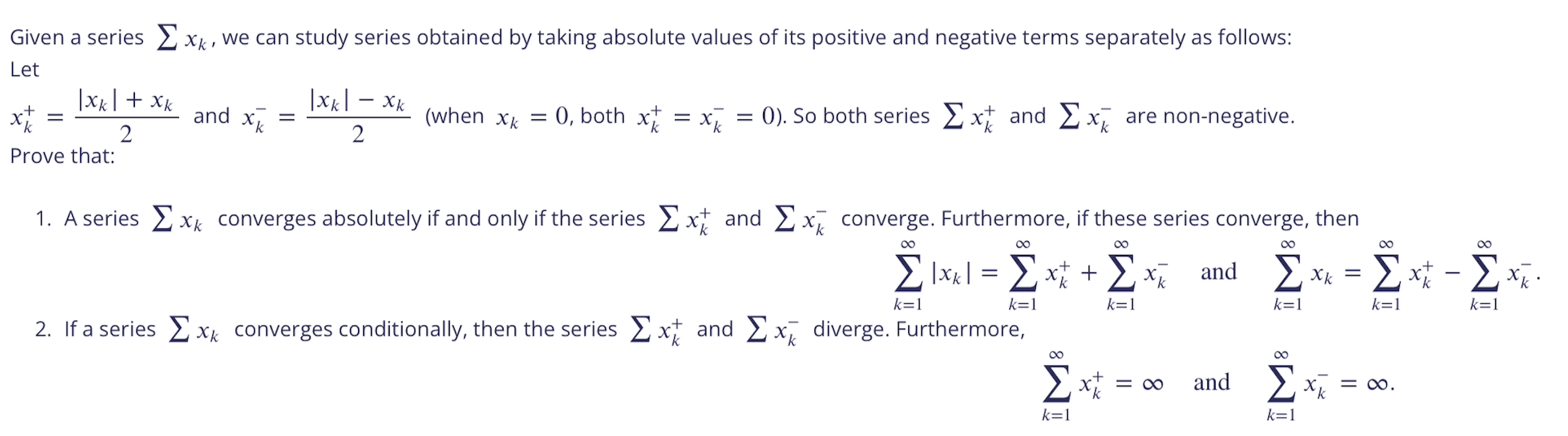 Solved Given a series ∑xk, we can study series obtained by | Chegg.com