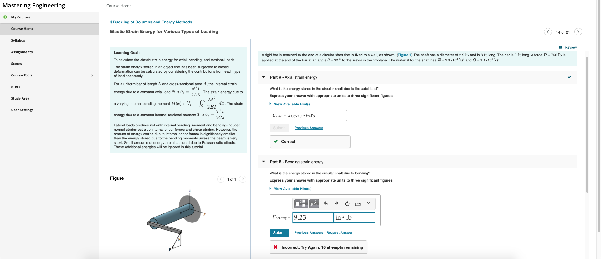 Solved Mastering Engineering Course Home My Courses Course | Chegg.com