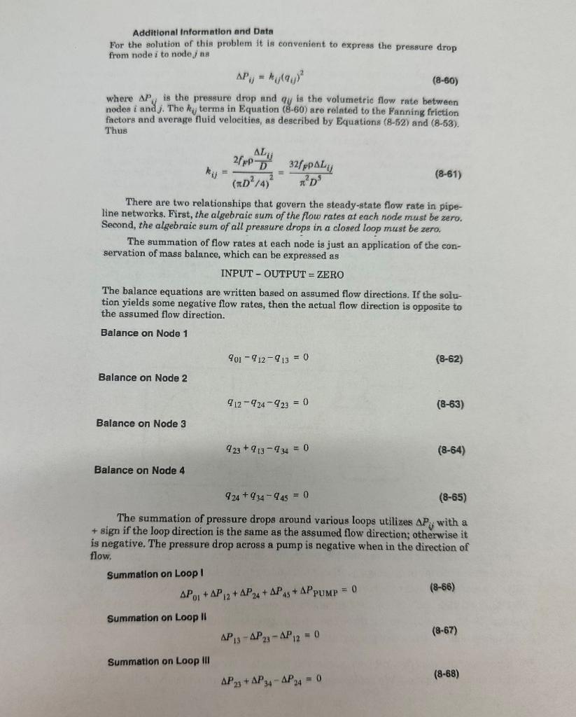 Solved Flow of water through a network of pipes is a complex | Chegg.com