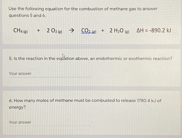 Solved Use the following equation for the combustion of | Chegg.com
