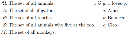 Using the given symbolization key, translate each | Chegg.com