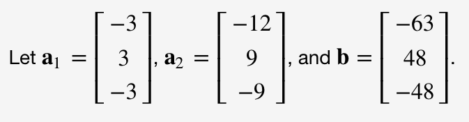 Solved [Linear Algebra] Is b a linear combination of a1 and | Chegg.com