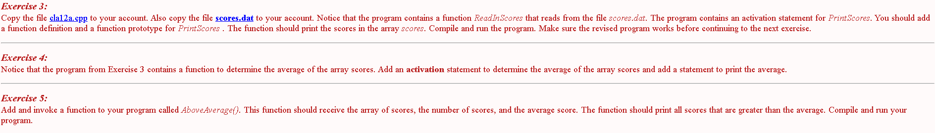 Solved cla12a.cpp nHubBnBungBu四的m88明孔孔困叫的 1 //FILE: cla | Chegg.com