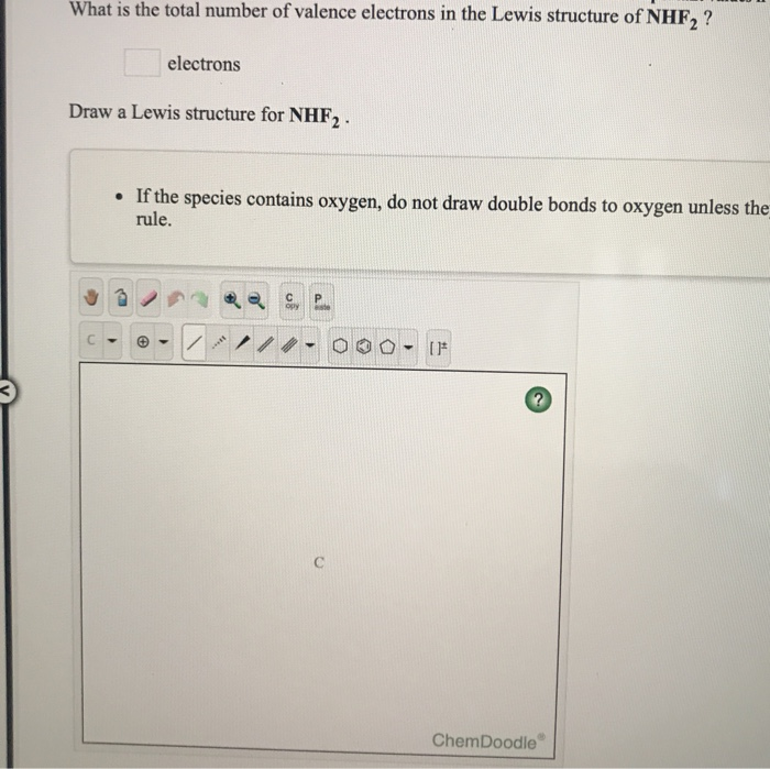 Solved What is the total number of valence electrons in the | Chegg.com