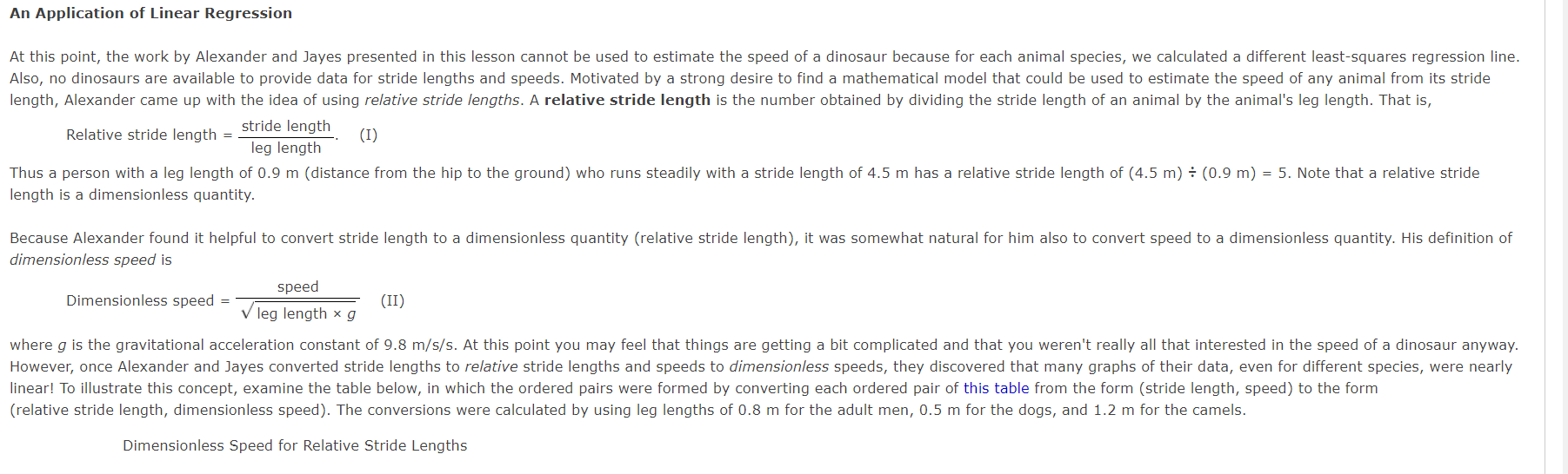 An Application of Linear Regression At this point, | Chegg.com
