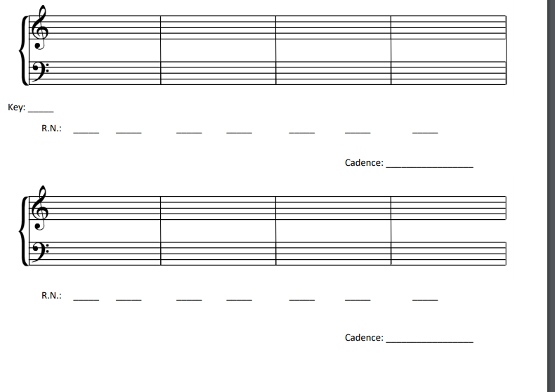 Compose an 8 measure melody with two, | Chegg.com
