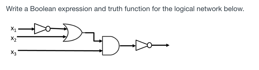 Solved Write a Boolean expression and truth function for the | Chegg.com