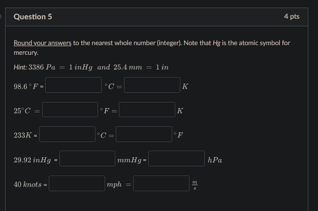 Solved Round your answers to the nearest whole number | Chegg.com