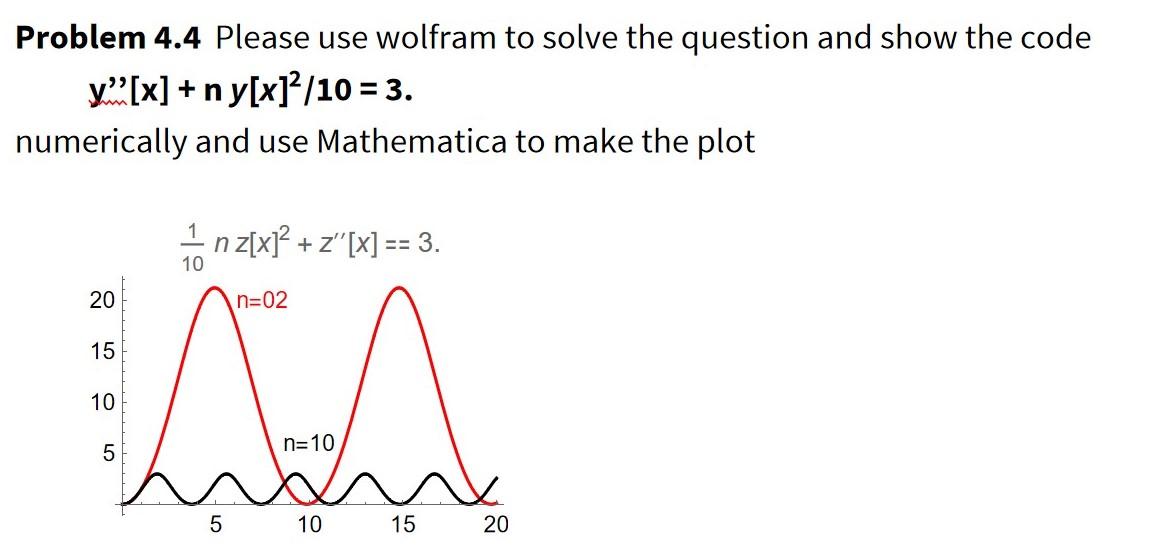 Solved Problem 44 Please Use Wolfram To Solve The Question 6868