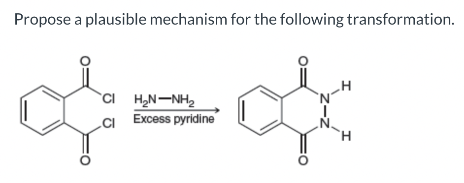 Solved Propose a plausible mechanism for the following | Chegg.com