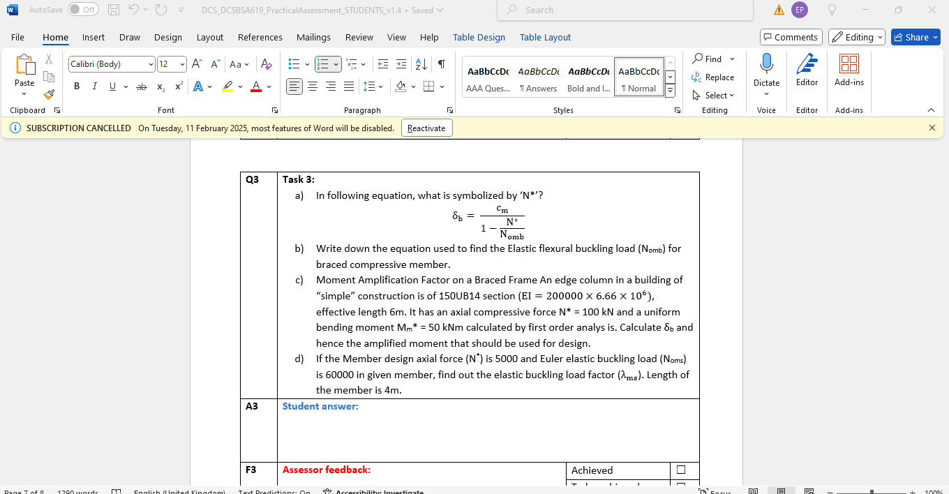 Solved Task 3: ﻿a) ﻿In following equation, | Chegg.com