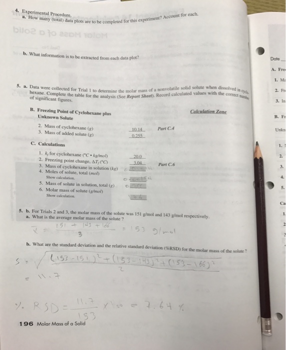 a. How many (total) data plots are to be completed | Chegg.com