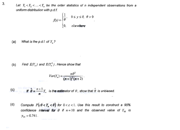 Solved Let Y1 | Chegg.com