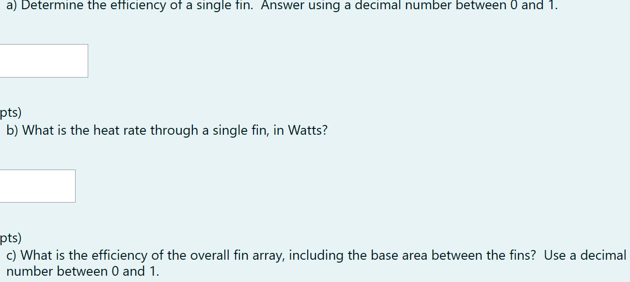 Solved A computer chip heat sink consists of an 4×4 array of | Chegg.com