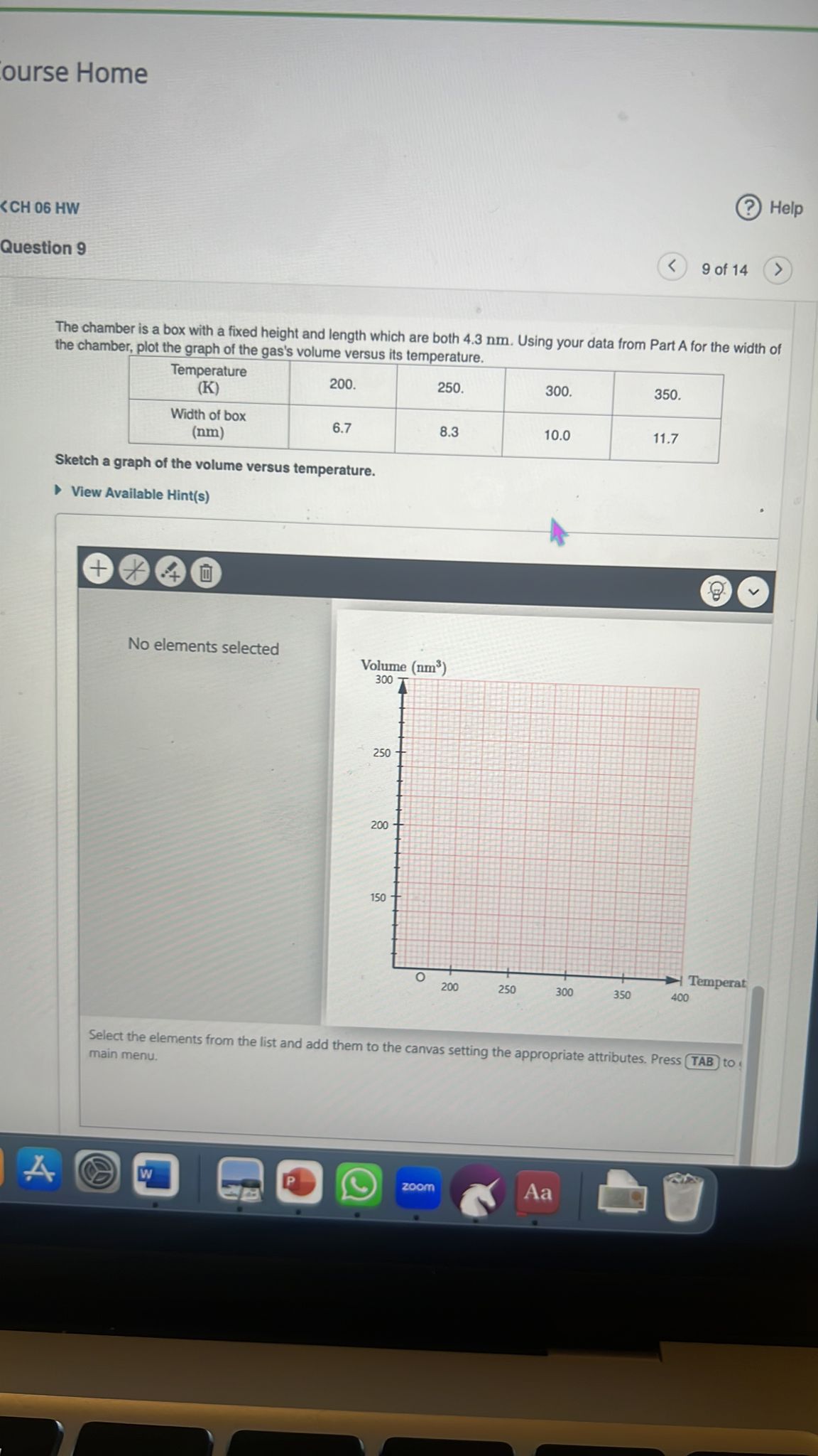 Solved ourse Home 06HW Question 9 9 of 14 The chamber is a | Chegg.com