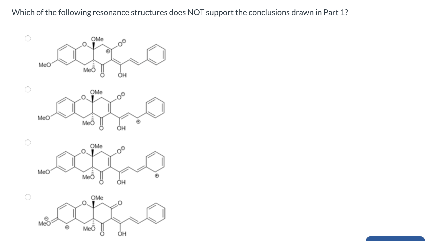 Which of the following resonance structures does NOT | Chegg.com