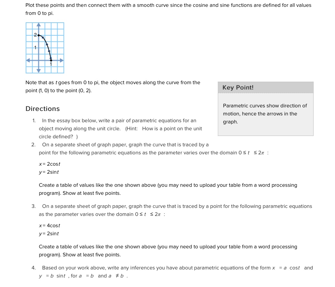 Solved PROJECT: PARAMETRIC EQUATIONS Moving objects are | Chegg.com