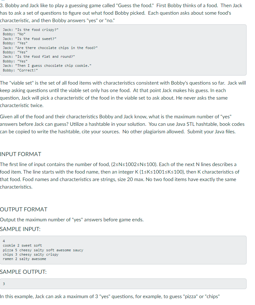 Solved 3. ﻿Bobby and Jack like to play a guessing game | Chegg.com