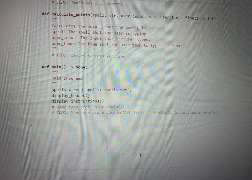 Solved Finally, it's time to make your typing trainer real. | Chegg.com