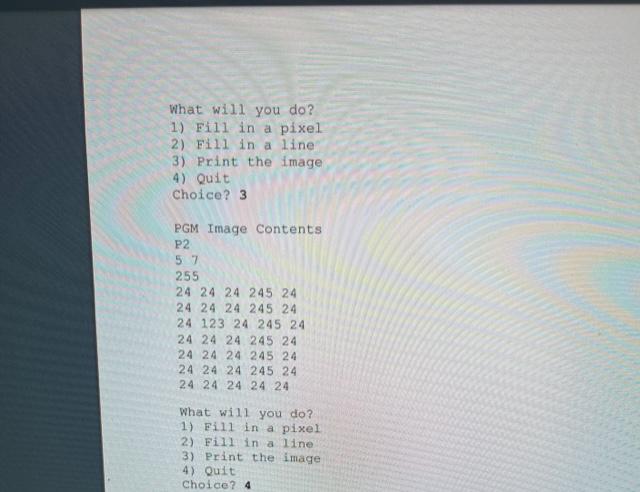Solved Art Program Were Going To Build On Our Pbm Image