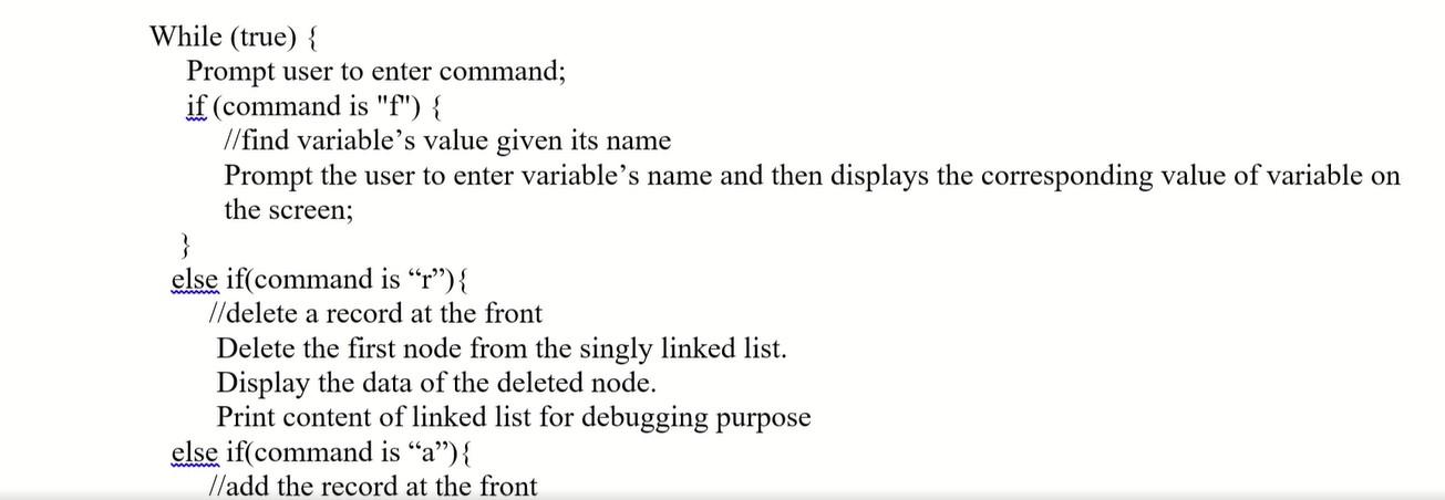 Solved Assignment5.java will implement the general version | Chegg.com